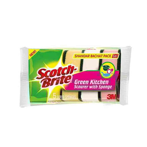 SCOTCH BRITE SPONGE SHANDAR BACHAT PACK 5 IN 1 PACK | Kingsway