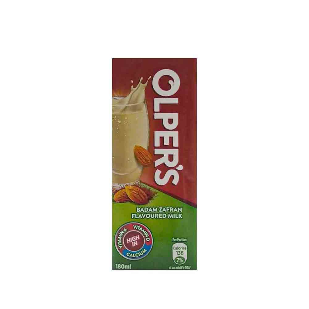 OLPERS'S MILK BADAM ZAFRAN FLAVOURED MILK 180 ML PCS | Kingsway