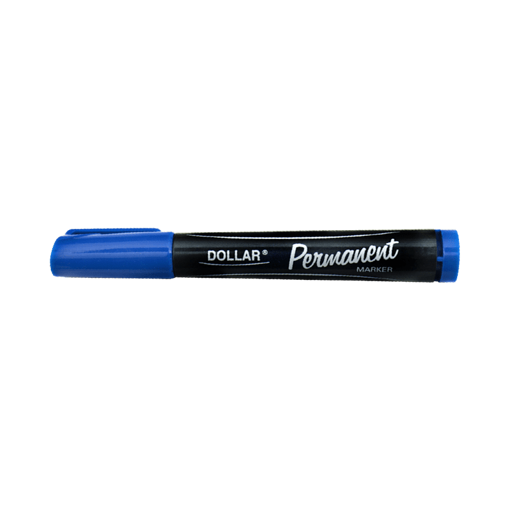 DOLLAR MARKER PERMANENT BLUE SINGLE PCS | Kingsway
